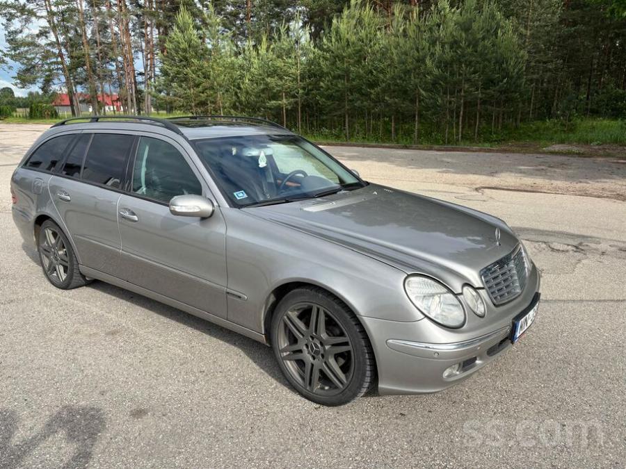 Grey Mercedes-Benz E 270 2005 in Ogre, with an engine capacity of 2.70 L and mileage of 0 thousand km for 2490 €, photo 11 on AUTOMOTO.COM.LV