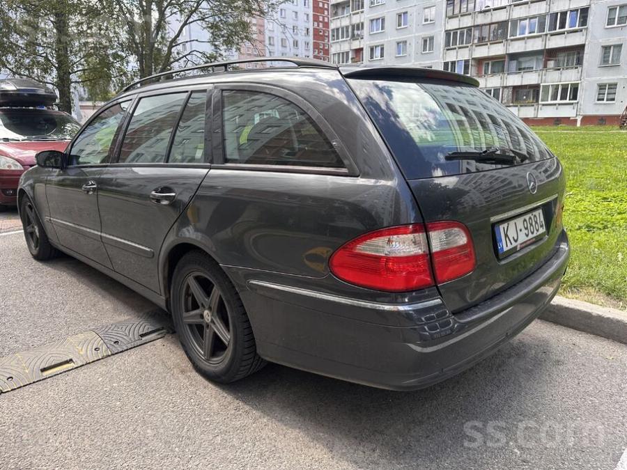 Pelēks Mercedes-Benz E 270 2005 Rīga, ar dzinēja tilpumu 2.70 L un nobraukumu 348 tūkst. km par 3200 €, foto 5 vietnē AUTOMOTO.COM.LV