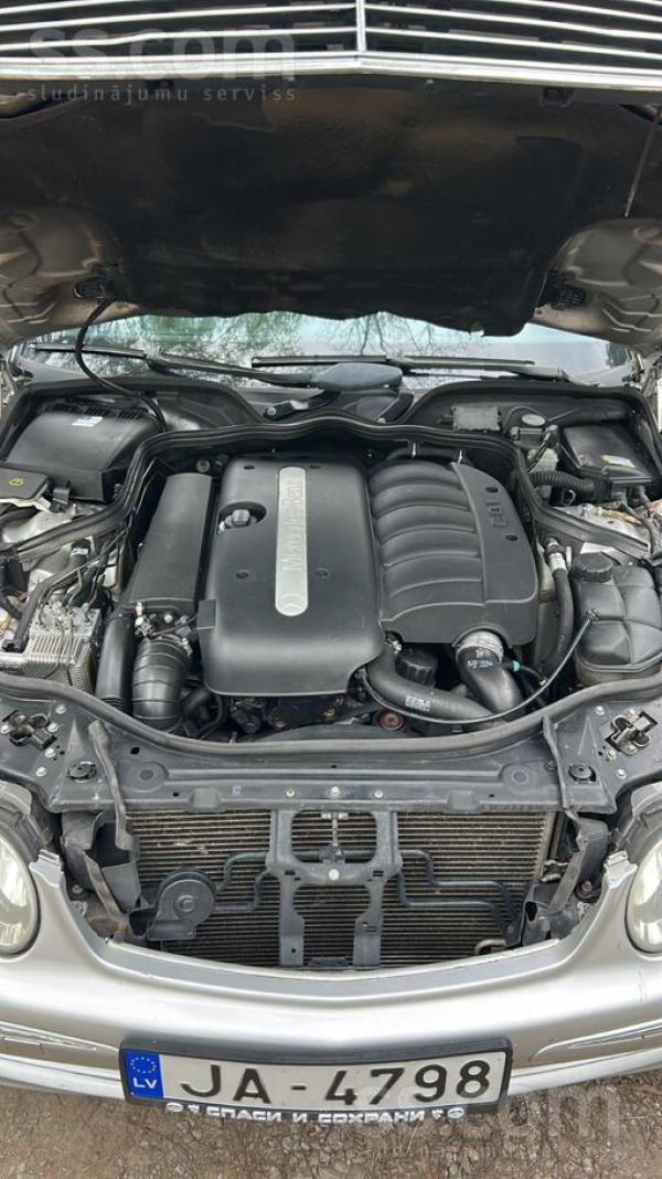 Mercedes-Benz E 270 2004 in Jelgava, with an engine capacity of 2.70 L and mileage of 387 thousand km for 2800 €, photo 6 on AUTOMOTO.COM.LV