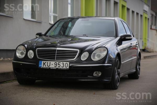 Melns Mercedes-Benz E 280 2005 Rīga, ar dzinēja tilpumu 3.00 L un nobraukumu 0 tūkst. km par 3990 €, foto 1 vietnē AUTOMOTO.COM.LV