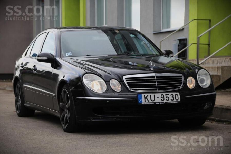 Melns Mercedes-Benz E 280 2005 Rīga, ar dzinēja tilpumu 3.00 L un nobraukumu 0 tūkst. km par 3990 €, foto 4 vietnē AUTOMOTO.COM.LV