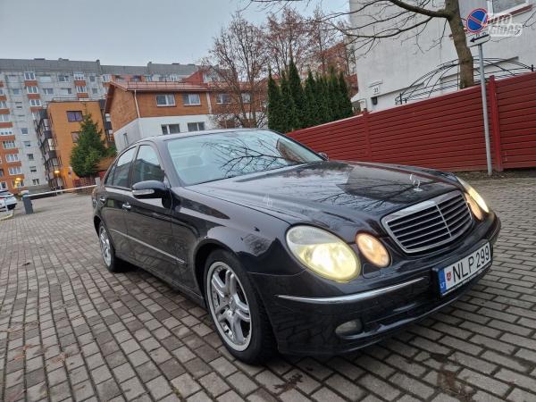 Black Mercedes-Benz E 280 2005 in Klaipeda, with an engine capacity of 3.00 L and mileage of 280 thousand km for 3500 €, photo 1 on AUTOMOTO.COM.LV