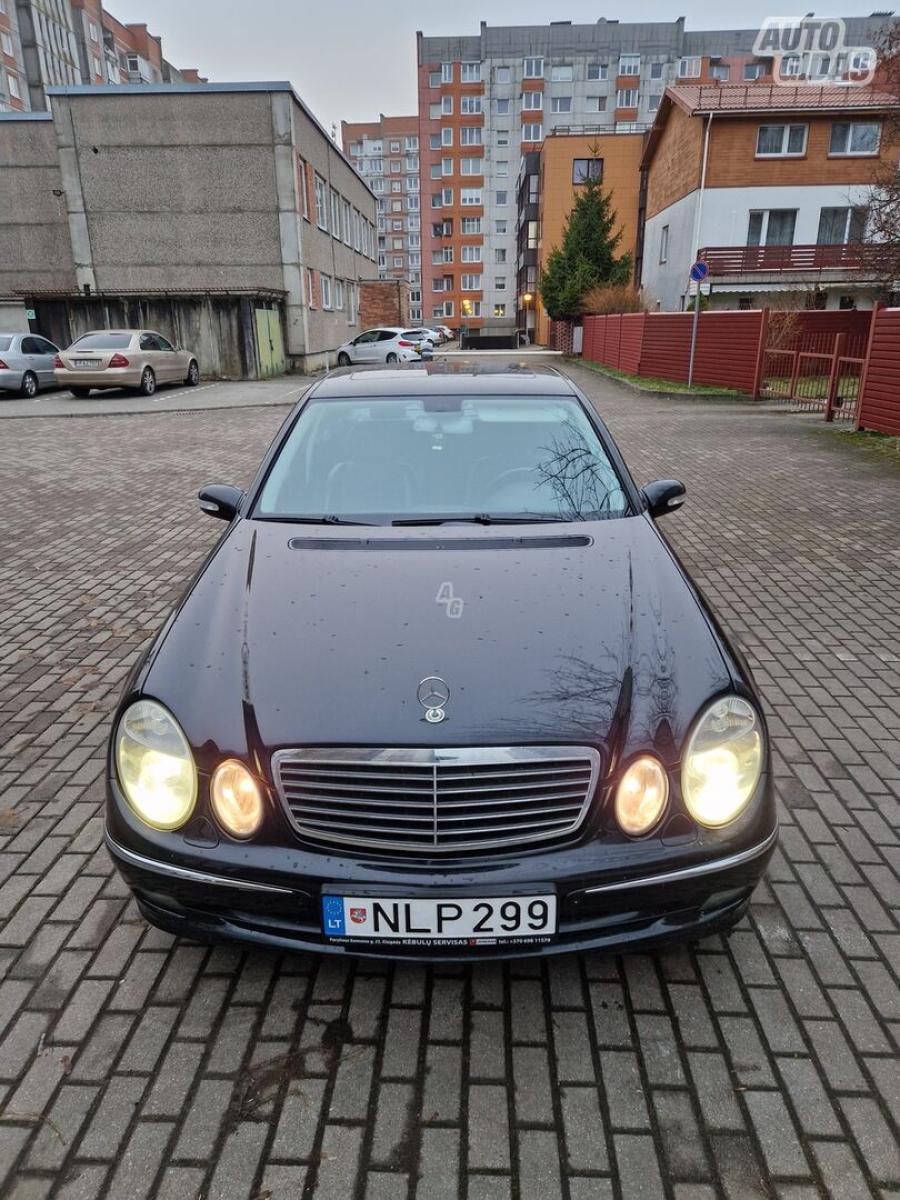 Black Mercedes-Benz E 280 2005 in Klaipeda, with an engine capacity of 3.00 L and mileage of 280 thousand km for 3500 €, photo 3 on AUTOMOTO.COM.LV