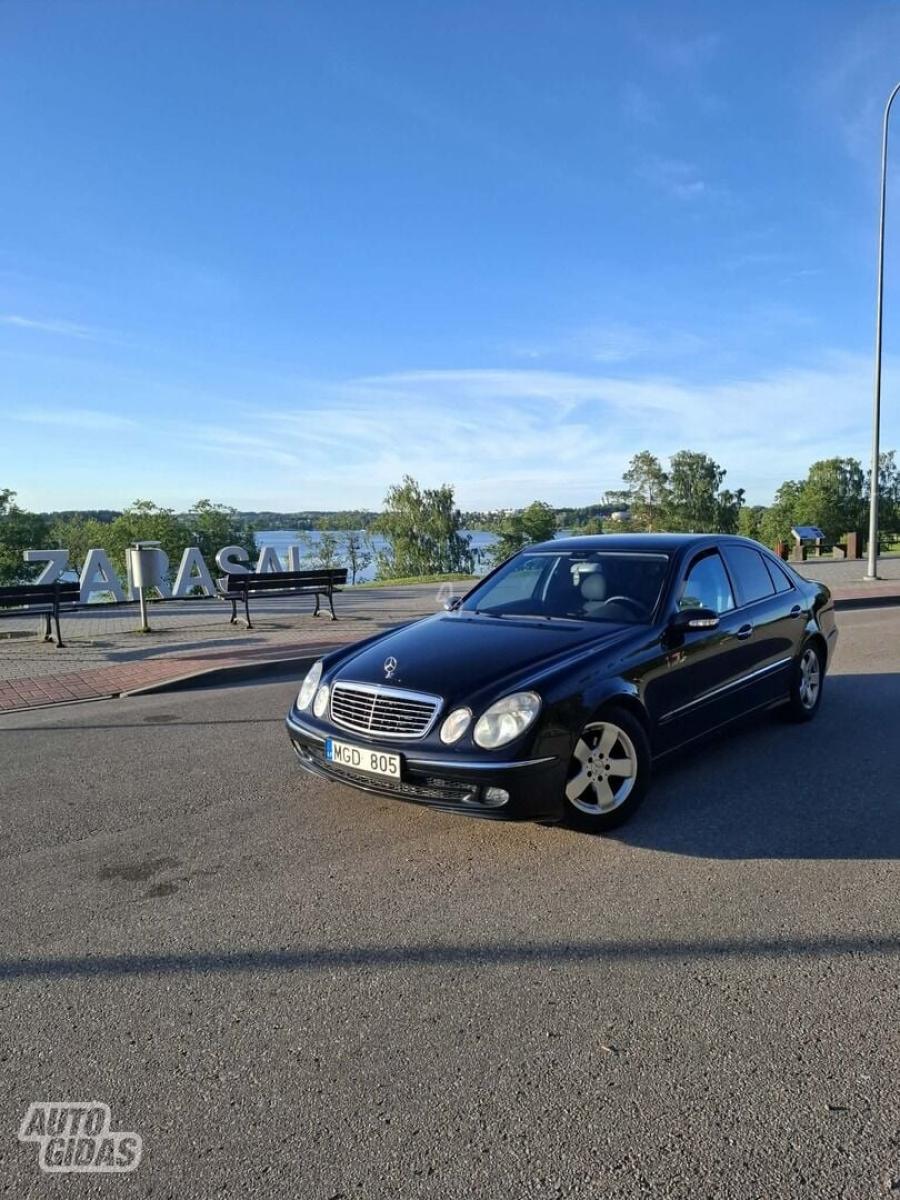 Melns Mercedes-Benz E 280 2005 Zarasai, ar dzinēja tilpumu 3.20 L un nobraukumu 425 tūkst. km par 2600 €, foto 1 vietnē AUTOMOTO.COM.LV
