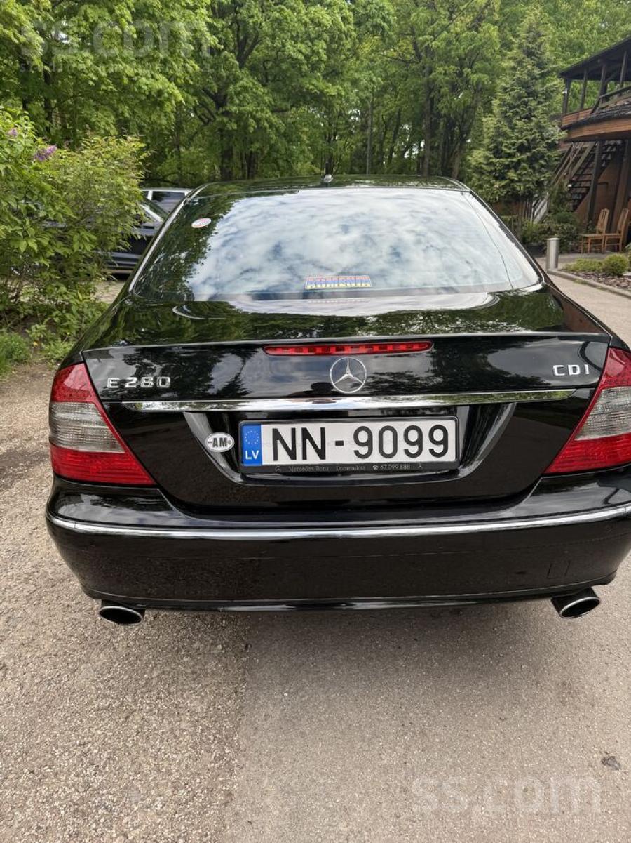 Черный Мерседес Е 280 2008 в Рига, объемом двигателя 2.80 л и пробегом 250 тыс. км за 5800 €, фото 6 на AUTOMOTO.COM.LV