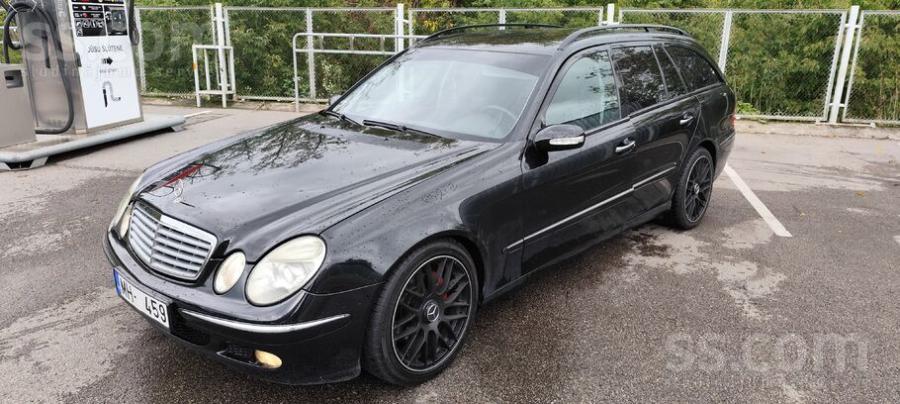 Black Mercedes-Benz E 280 2005 in Daugavpils, with an engine capacity of 3.00 L and mileage of 255 thousand km for 4000 €, photo 1 on AUTOMOTO.COM.LV