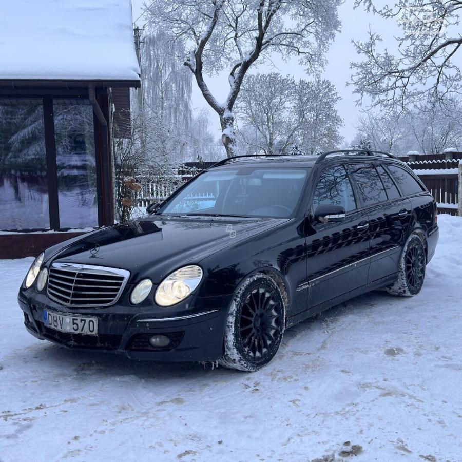 Black Mercedes-Benz E 280 2007 in Jonava, with an engine capacity of 3.00 L and mileage of 309 thousand km for 2800 €, photo 1 on AUTOMOTO.COM.LV