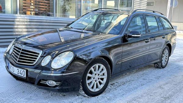 Black Mercedes-Benz E 280 2008 in Vilnius, with an engine capacity of 3.20 L and mileage of 401 thousand km for 2800 €, photo 1 on AUTOMOTO.COM.LV