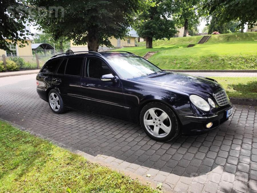 Blue Mercedes-Benz E 280 2007 in Riga, with an engine capacity of 3.00 L and mileage of 370 thousand km for 2690 €, photo 6 on AUTOMOTO.COM.LV