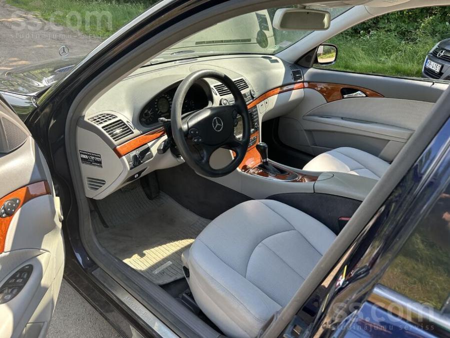 Blue Mercedes-Benz E 280 2008 in Ogre, with an engine capacity of 3.00 L and mileage of 299 thousand km for 2850 €, photo 7 on AUTOMOTO.COM.LV