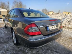 Brown Mercedes-Benz E 280 2007 in Kaunas, with an engine capacity of 2.80 L and mileage of 206 thousand km for 4350 €, photo 6 on AUTOMOTO.COM.LV