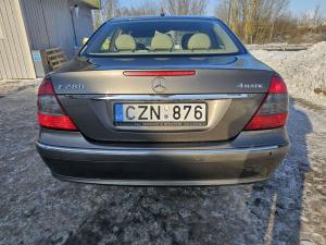 Brown Mercedes-Benz E 280 2007 in Kaunas, with an engine capacity of 2.80 L and mileage of 206 thousand km for 4350 €, photo 7 on AUTOMOTO.COM.LV