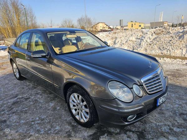 Brown Mercedes-Benz E 280 2007 in Kaunas, with an engine capacity of 2.80 L and mileage of 206 thousand km for 4350 €, photo 10 on AUTOMOTO.COM.LV