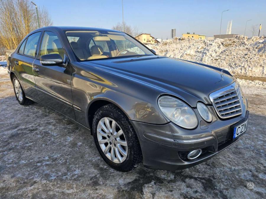 Brown Mercedes-Benz E 280 2007 in Kaunas, with an engine capacity of 2.80 L and mileage of 206 thousand km for 4350 €, photo 11 on AUTOMOTO.COM.LV
