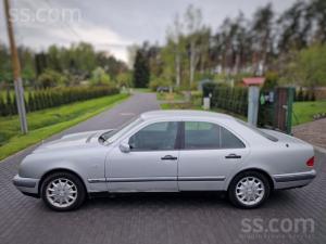 Grey Mercedes-Benz E 280 1996 in Riga, with an engine capacity of 2.80 L and mileage of 298 thousand km for 3500 €, photo 7 on AUTOMOTO.COM.LV