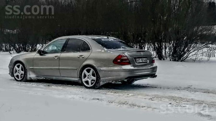 Серый Мерседес Е 280 2004 в Рига, объемом двигателя 3.20 л и пробегом 406 тыс. км за 3500 €, фото 8 на AUTOMOTO.COM.LV
