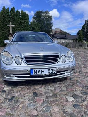 Grey Mercedes-Benz E 280 2005 in Kaunas, with an engine capacity of 3.22 L and mileage of 381 thousand km for 2800 €, photo 5 on AUTOMOTO.COM.LV