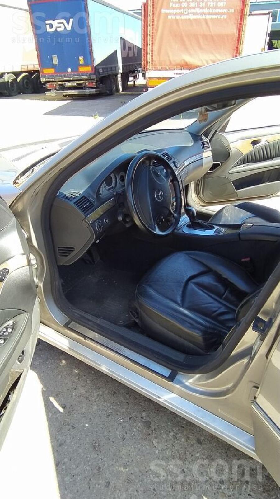 Pelēks Mercedes-Benz E 280 2006 Daugavpils, ar dzinēja tilpumu 3.20 L un nobraukumu 388 tūkst. km par 1900 €, foto 10 vietnē AUTOMOTO.COM.LV
