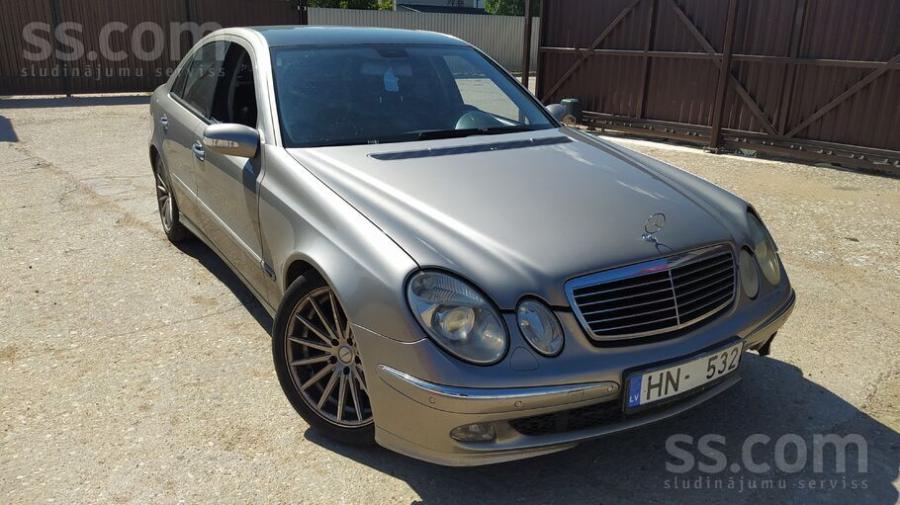 Pelēks Mercedes-Benz E 280 2006 Daugavpils, ar dzinēja tilpumu 3.20 L un nobraukumu 388 tūkst. km par 1900 €, foto 14 vietnē AUTOMOTO.COM.LV
