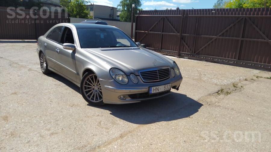 Pelēks Mercedes-Benz E 280 2006 Daugavpils, ar dzinēja tilpumu 3.20 L un nobraukumu 388 tūkst. km par 1900 €, foto 15 vietnē AUTOMOTO.COM.LV