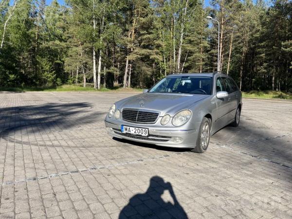 Grey Mercedes-Benz E 280 2004 in Riga, with an engine capacity of 3.20 L and mileage of 308 thousand km for 2500 €, photo 1 on AUTOMOTO.COM.LV