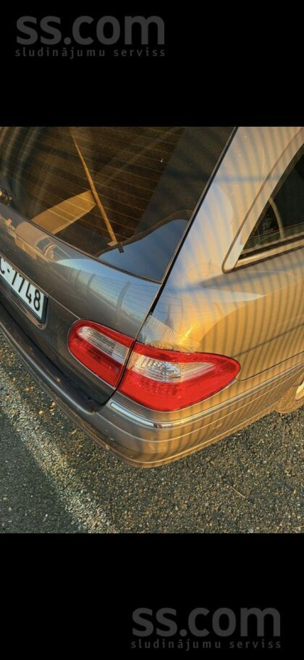 Grey Mercedes-Benz E 280 2005 in Daugavpils, with an engine capacity of 3.20 L and mileage of 301 thousand km for 3200 €, photo 10 on AUTOMOTO.COM.LV