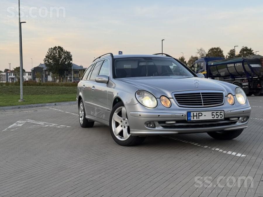 Grey Mercedes-Benz E 280 2005 in Rezekne, with an engine capacity of 3.20 L and mileage of 445 thousand km for 3650 €, photo 6 on AUTOMOTO.COM.LV