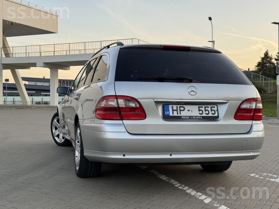 Grey Mercedes-Benz E 280 2005 in Rezekne, with an engine capacity of 3.20 L and mileage of 445 thousand km for 3650 €, photo 10 on AUTOMOTO.COM.LV