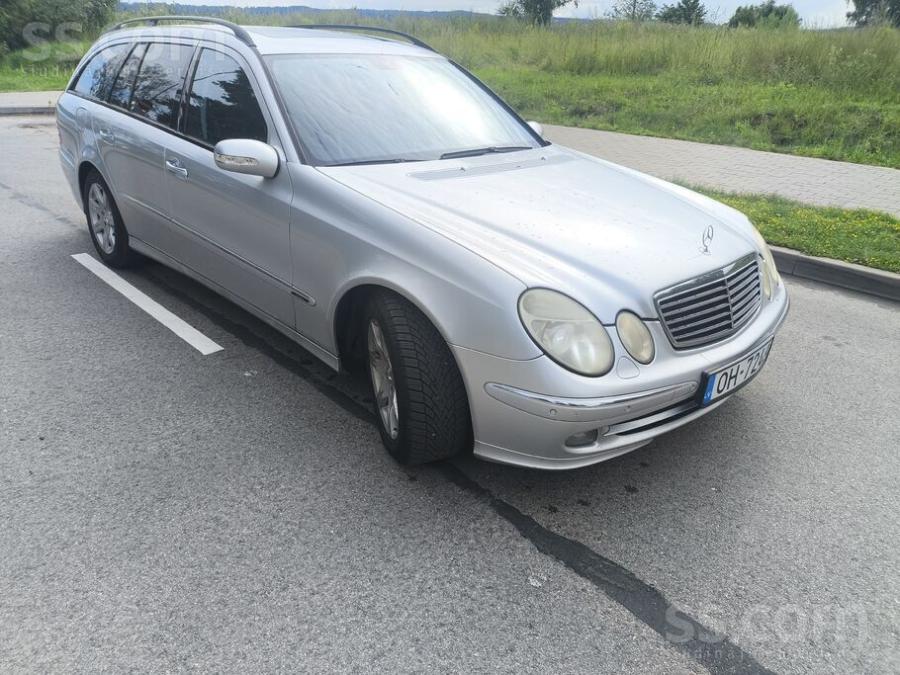 Grey Mercedes-Benz E 280 2005 in Riga, with an engine capacity of 3.00 L and mileage of 365 thousand km for 2990 €, photo 1 on AUTOMOTO.COM.LV