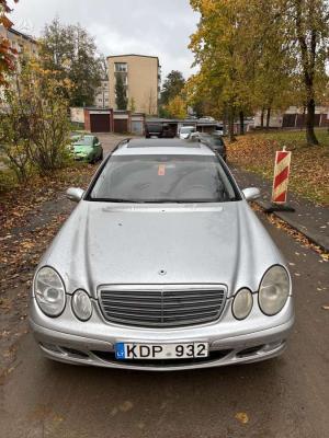 Pelēks Mercedes-Benz E 280 2005 Kauņa, ar dzinēja tilpumu 3.22 L un nobraukumu 485 tūkst. km par 1299 €, foto 3 vietnē AUTOMOTO.COM.LV