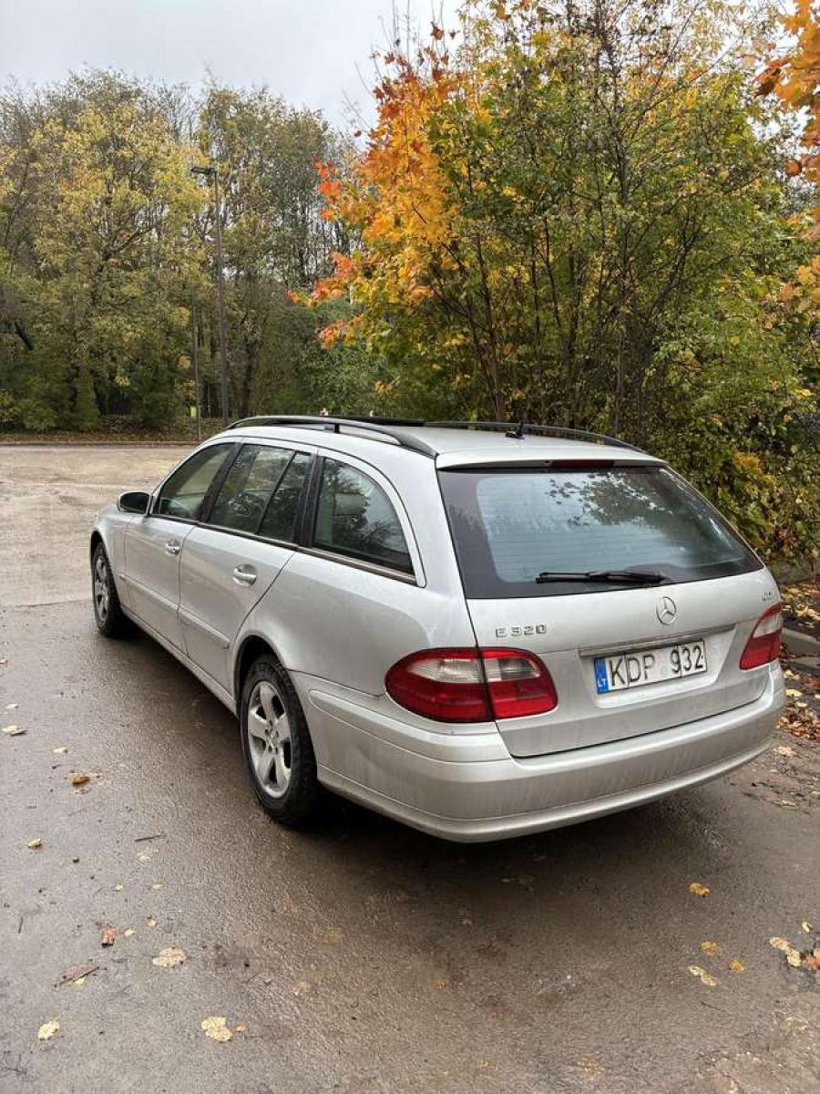 Pelēks Mercedes-Benz E 280 2005 Kauņa, ar dzinēja tilpumu 3.22 L un nobraukumu 485 tūkst. km par 1299 €, foto 5 vietnē AUTOMOTO.COM.LV