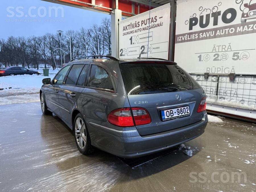 Pelēks Mercedes-Benz E 280 2007 Rīga, ar dzinēja tilpumu 3.00 L un nobraukumu 440 tūkst. km par 2000 €, foto 6 vietnē AUTOMOTO.COM.LV