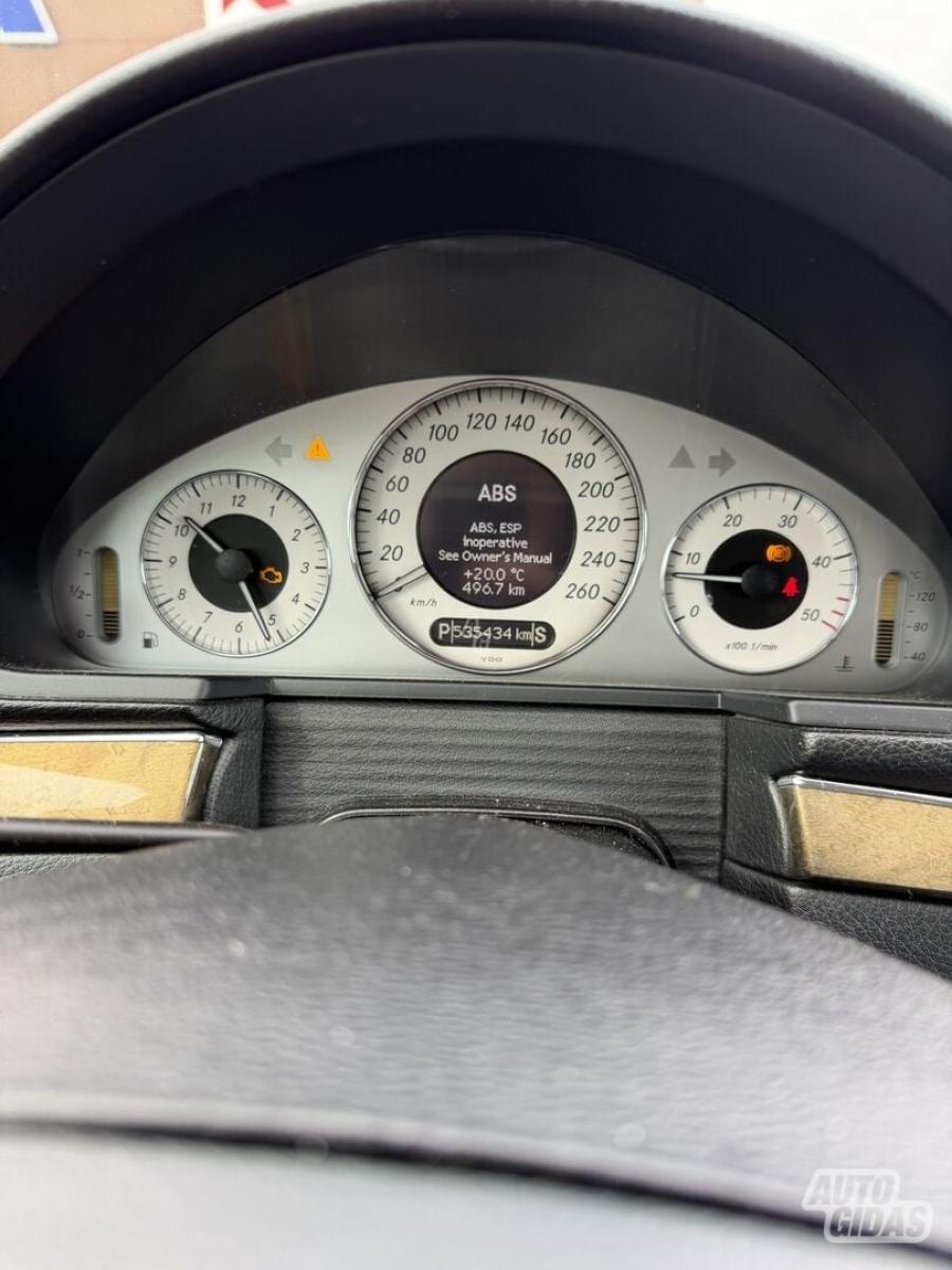 Mercedes-Benz E 280 2006 Šilutė, ar dzinēja tilpumu 3.00 L un nobraukumu 536 tūkst. km par 2000 €, foto 14 vietnē AUTOMOTO.COM.LV
