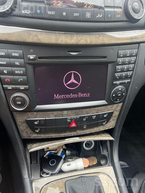 Mercedes-Benz E 280 2009 in Liepaja, with an engine capacity of 3.00 L and mileage of 195 thousand km for 6250 €, photo 9 on AUTOMOTO.COM.LV