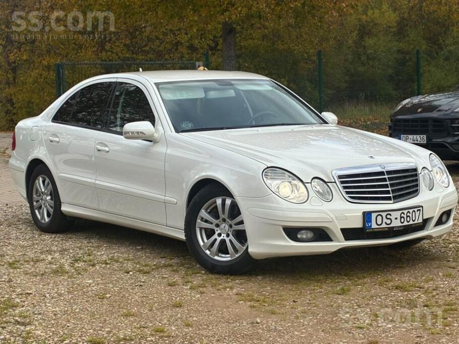 Balts Mercedes-Benz E 280 2008 Kuldīga, ar dzinēja tilpumu 3.00 L un nobraukumu 466 tūkst. km par 4490 €, foto 1 vietnē AUTOMOTO.COM.LV