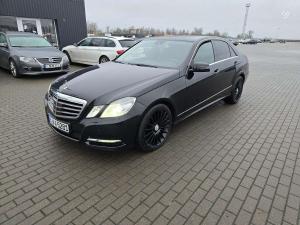 Melns Mercedes-Benz E 300 2012 Marijampole, ar dzinēja tilpumu 3.00 L un nobraukumu 360 tūkst. km par 7500 €, foto  vietnē AUTOMOTO.COM.LV
