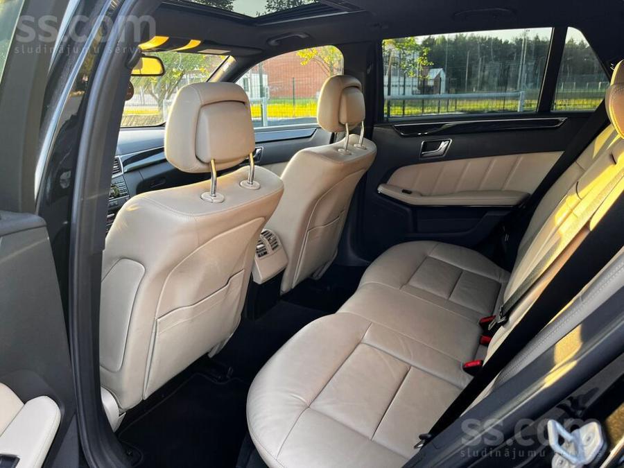Черный Мерседес Е 300 2010 в Рига, объемом двигателя 3.00 л и пробегом 326 тыс. км за 7400 €, фото 15 на AUTOMOTO.COM.LV