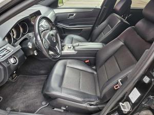 Black Mercedes-Benz E 300 2013 in Kaunas, with an engine capacity of 2.99 L and mileage of 361 thousand km for 7700 €, photo 27 on AUTOMOTO.COM.LV