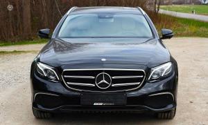 Black Mercedes-Benz E 300 2019 in Kretinga, with an engine capacity of 1.95 L and mileage of 273 thousand km for 16999 €, photo  on AUTOMOTO.COM.LV