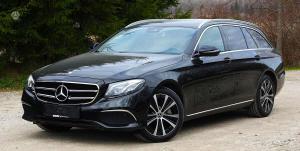 Black Mercedes-Benz E 300 2019 in Kretinga, with an engine capacity of 1.95 L and mileage of 273 thousand km for 16999 €, photo 5 on AUTOMOTO.COM.LV