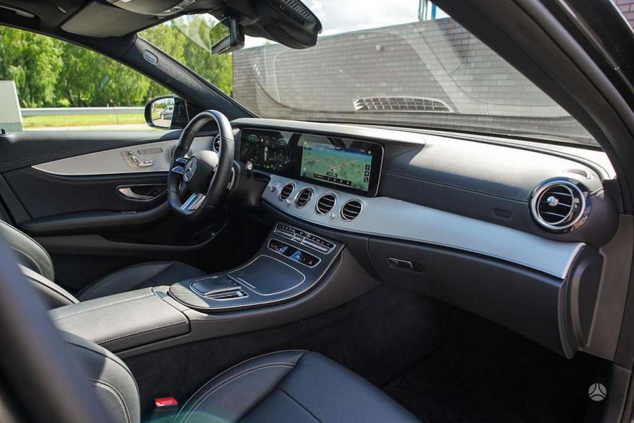 Melns Mercedes-Benz E 300 2021 Kauņa, ar dzinēja tilpumu 1.95 L un nobraukumu 114 tūkst. km par 28950 €, foto 41 vietnē AUTOMOTO.COM.LV