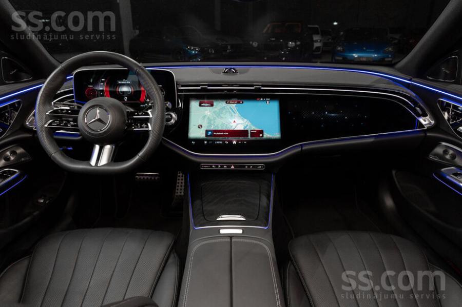 Zils Mercedes-Benz E 300 2024 Rīga, ar dzinēja tilpumu 2.00 L un nobraukumu 27 tūkst. km par 56500 €, foto 11 vietnē AUTOMOTO.COM.LV