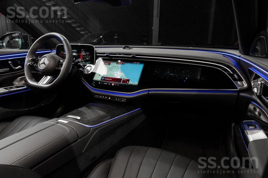 Zils Mercedes-Benz E 300 2024 Rīga, ar dzinēja tilpumu 2.00 L un nobraukumu 27 tūkst. km par 56500 €, foto 12 vietnē AUTOMOTO.COM.LV