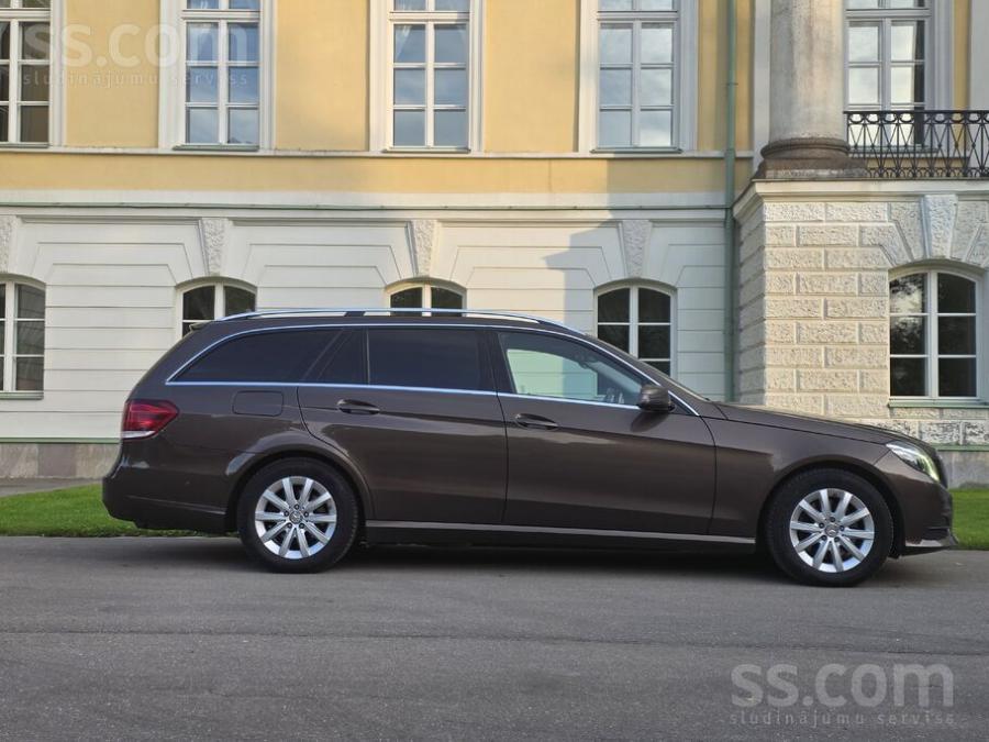Brown Mercedes-Benz E 300 2013 in Bauska, with an engine capacity of 2.20 L and mileage of 315 thousand km for 9900 €, photo 6 on AUTOMOTO.COM.LV