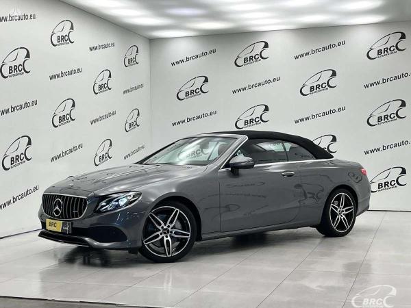 Grey Mercedes-Benz E 300 2018 in Vilnius, with an engine capacity of 1.99 L and mileage of 102 thousand km for 27900 €, photo 3 on AUTOMOTO.COM.LV
