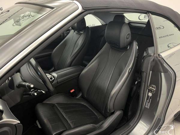 Grey Mercedes-Benz E 300 2018 in Vilnius, with an engine capacity of 1.99 L and mileage of 102 thousand km for 27900 €, photo 9 on AUTOMOTO.COM.LV