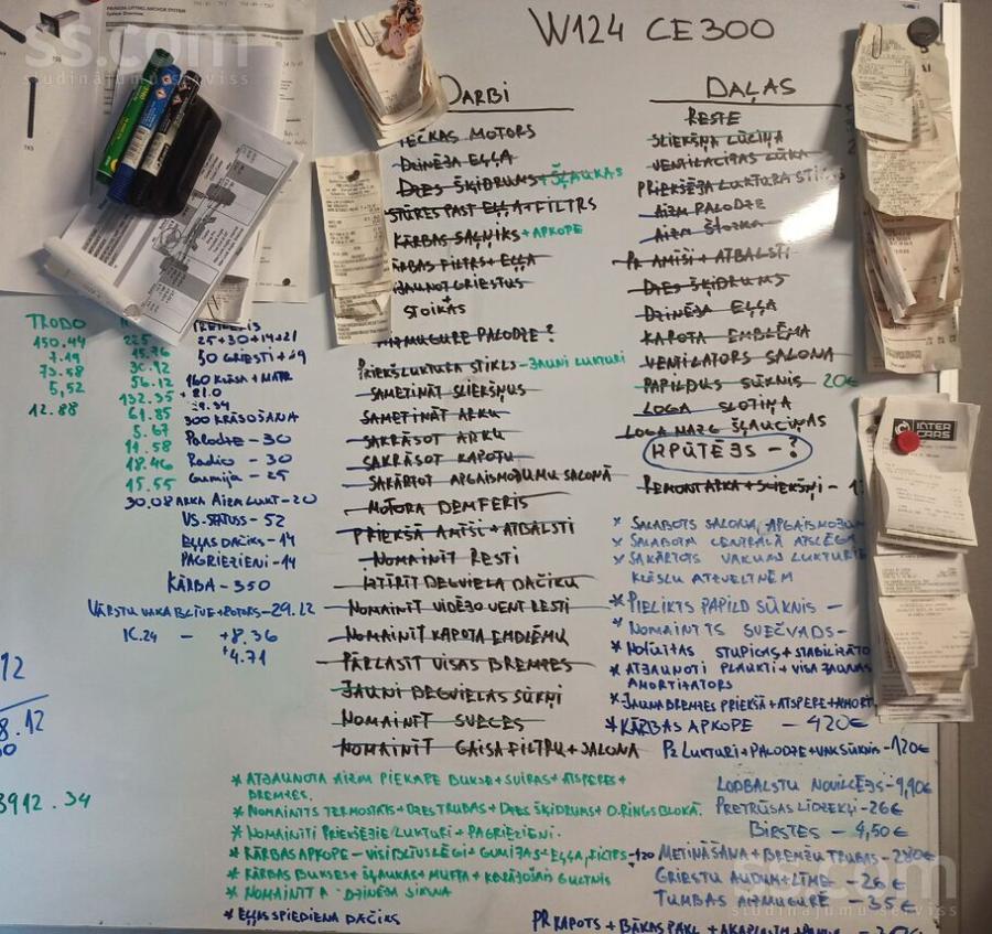 Pelēks Mercedes-Benz E 300 1991 Rīga, ar dzinēja tilpumu 3.00 L un nobraukumu 302 tūkst. km par 7800 €, foto 19 vietnē AUTOMOTO.COM.LV