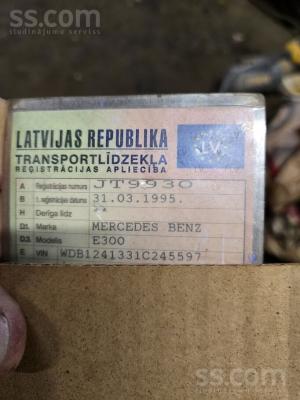 Pelēks Mercedes-Benz E 300 1995 Jelgava, ar dzinēja tilpumu 3.00 L un nobraukumu 457 tūkst. km par 6900 €, foto 7 vietnē AUTOMOTO.COM.LV