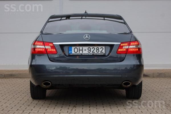Grey Mercedes-Benz E 300 2010 in Riga, with an engine capacity of 3.00 L and mileage of 280 thousand km for 6995 €, photo 7 on AUTOMOTO.COM.LV