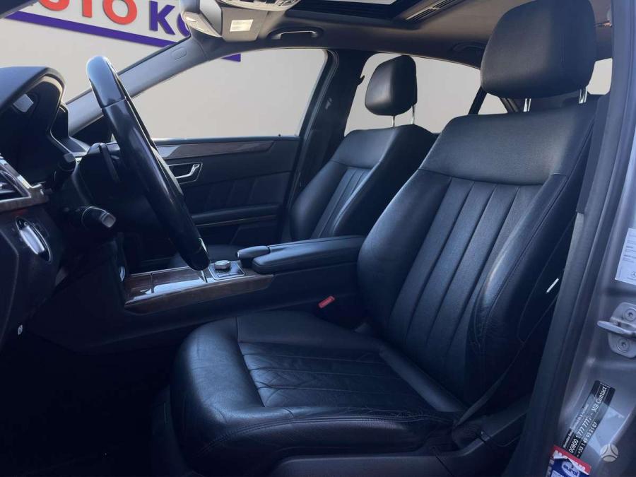Grey Mercedes-Benz E 300 2011 in Vilnius, with an engine capacity of 3.00 L and mileage of 385 thousand km for 6999 €, photo 15 on AUTOMOTO.COM.LV